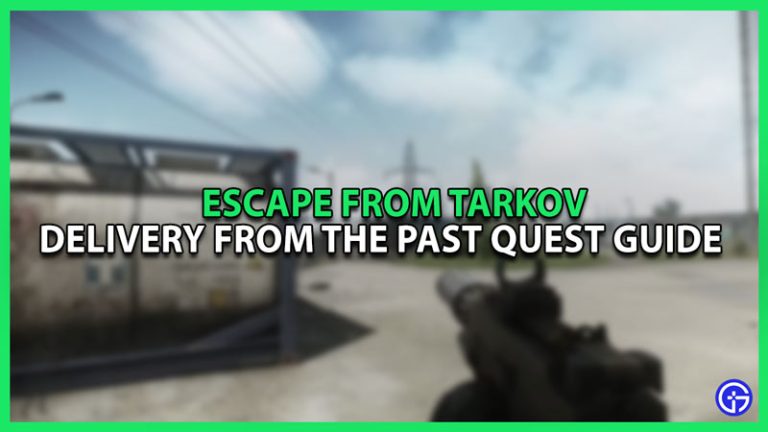 Escape From Tarkov Delivery From The Past Quest