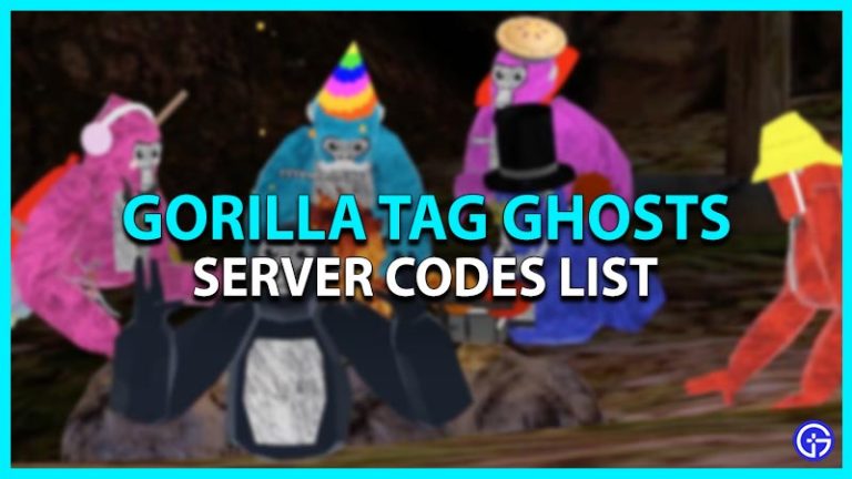 Gorilla Tag Ghosts Server Codes (Sep 2023) - Gamer Tweak