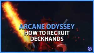 How To Recruit Deckhands In Arcane Odyssey Roblox (Ship Crew)