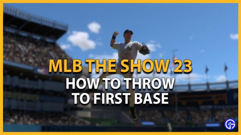 MLB The Show 23: How To Throw To First Base (Xbox, PS, Switch)