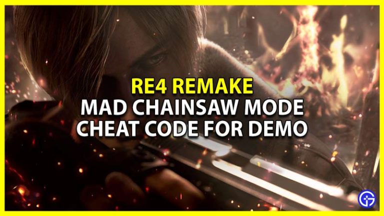 How To Use Mad Chainsaw Cheat Code In RE4 Remake Demo