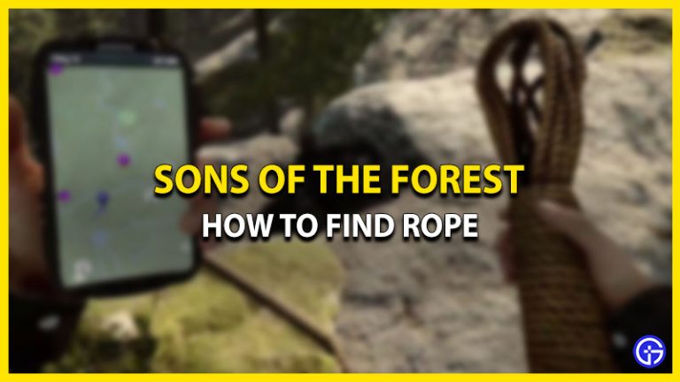 How To Find Rope In Sons Of The Forest - Gamer Tweak