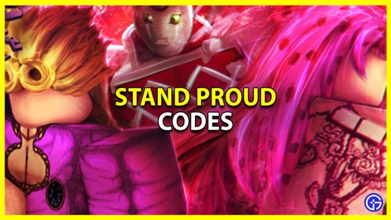Stand Proud Codes Roblox (August 2023) - Gamer Tweak