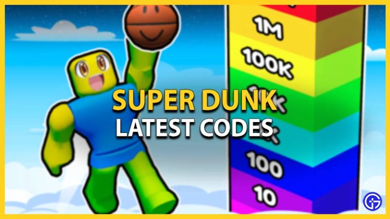 Super Dunk Codes (July 2023) - Gamer Tweak