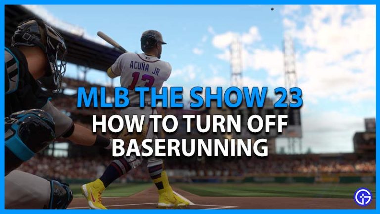 How To Turn Off Baserunning In MLB The Show 23 - Gamer Tweak