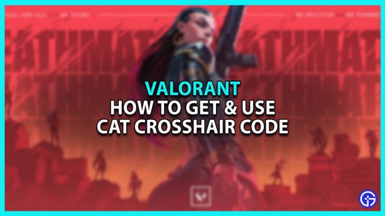 How To Get & Use Cat Crosshair Code In Valorant - Gamer Tweak
