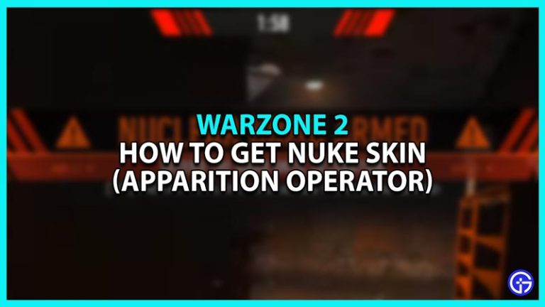 How To Get Warzone 2 Apparition Operator Nuke Skin