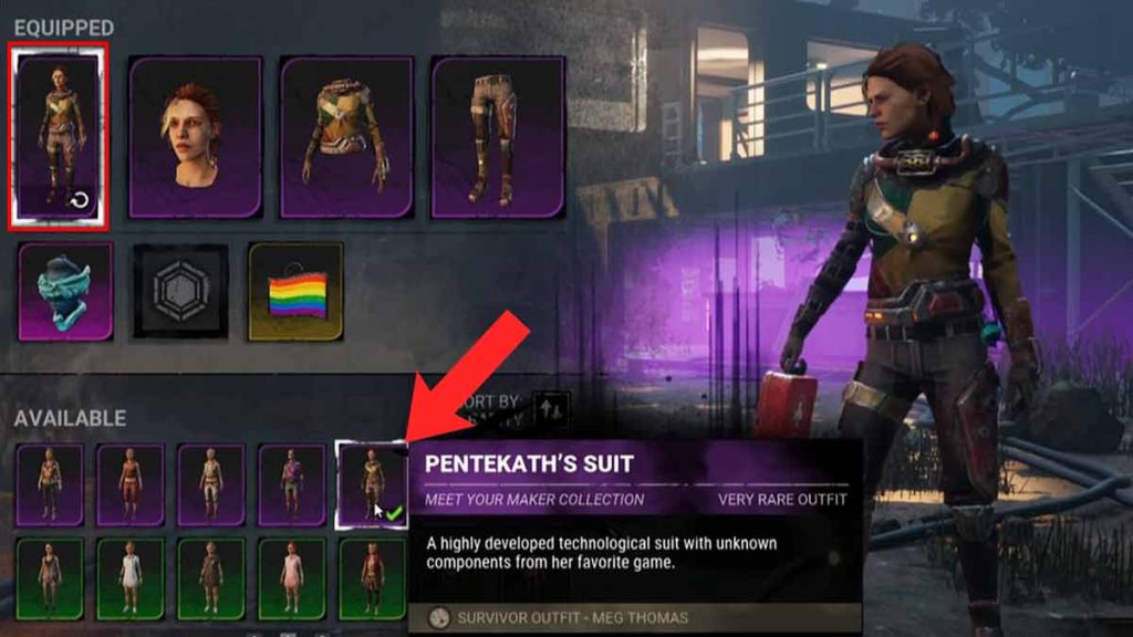 How To Equip Meet Your Maker Cosmetics In Dead By Daylight