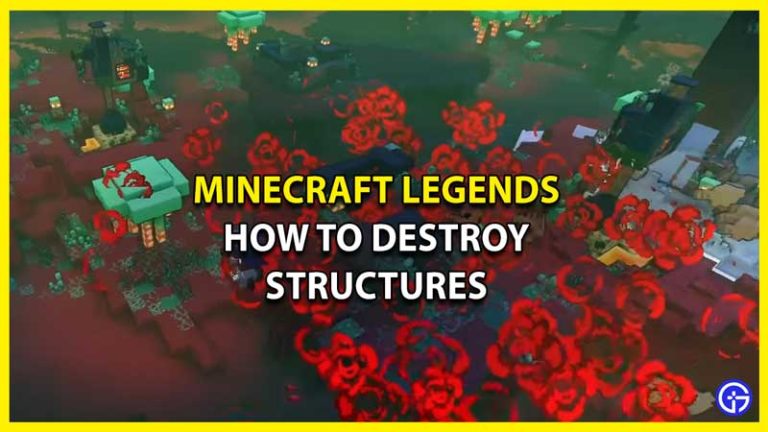Minecraft Legends Destroy Structures - How To Break Buildings