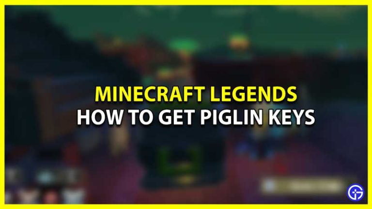 Minecraft Legends Piglin Keys - How To Farm & Get Them