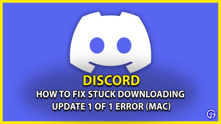 How To Fix Discord Stuck Downloading Update 1 Of 1 Error (Mac)