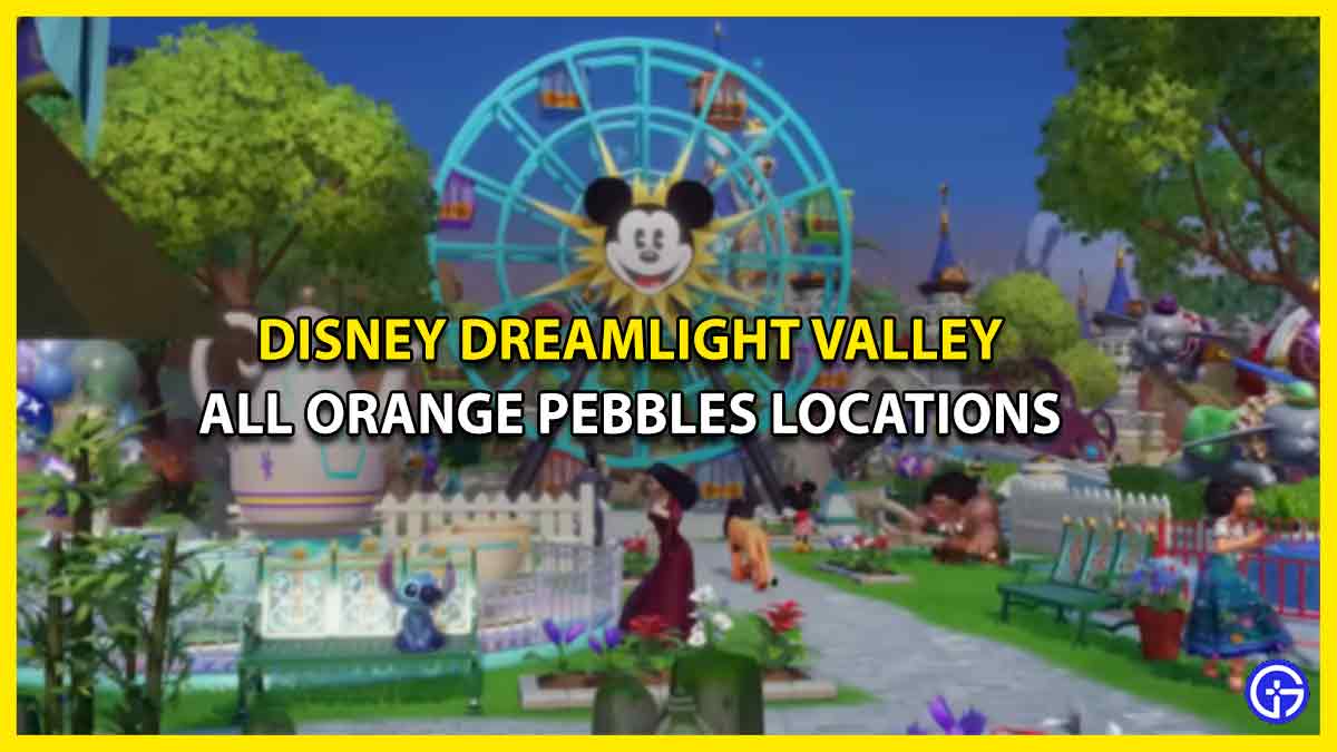 How To Find All 20 Orange Pebbles In Disney Dreamlight Valley