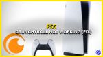 How To Fix Crunchyroll Not Working On PS5 - Gamer Tweak