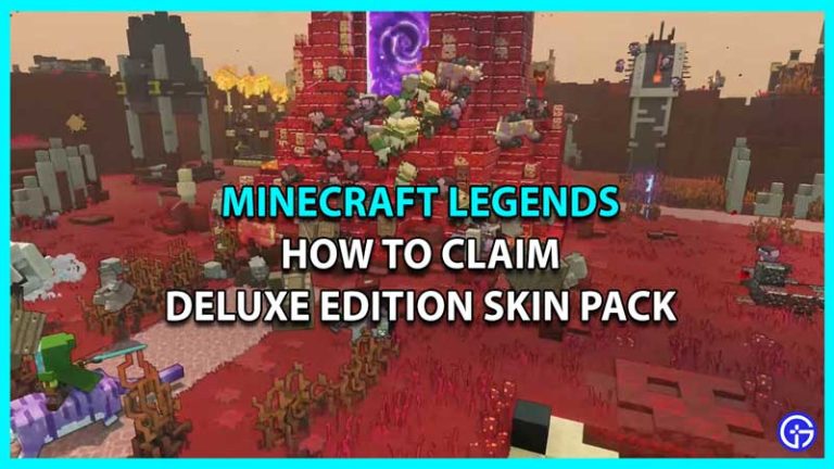 How To Redeem Deluxe Edition Skin Pack In Minecraft Legends