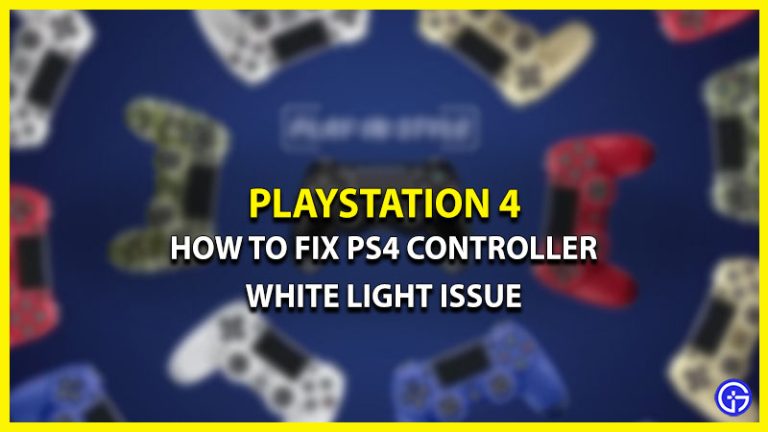 PS4 Controller Stuck On White Light (Fix) - Gamer Tweak