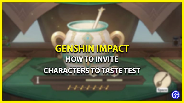 How To Invite Characters To Taste Test In Genshin Impact