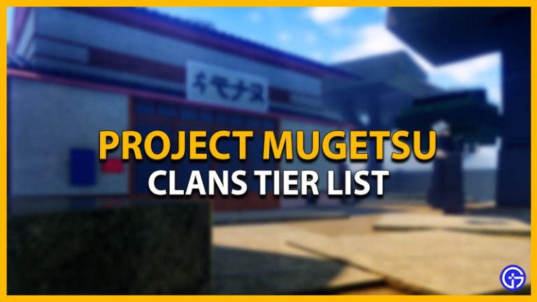 PM ClanS Tier List September 2023 (Project Mugetsu)