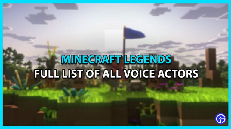 All Voice Actors Featured In Minecraft Legends - Gamer Tweak