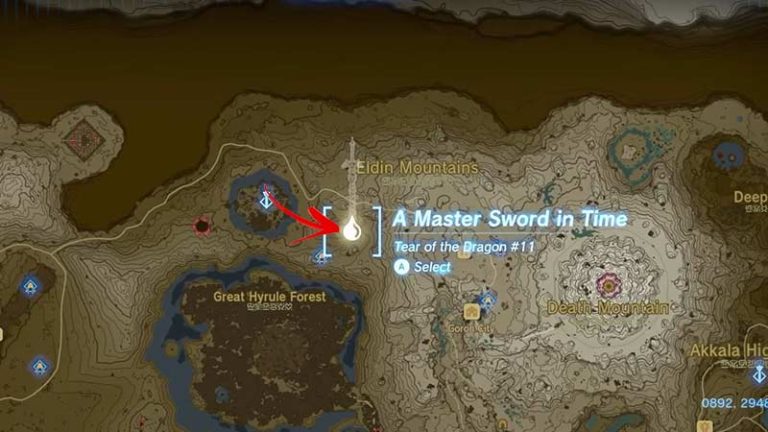Geoglyph Memory Location Zelda Tears Of The Kingdom (TOTK)
