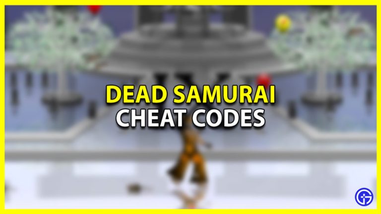 Dead Samurai: All Cheat Codes - Gamer Tweak