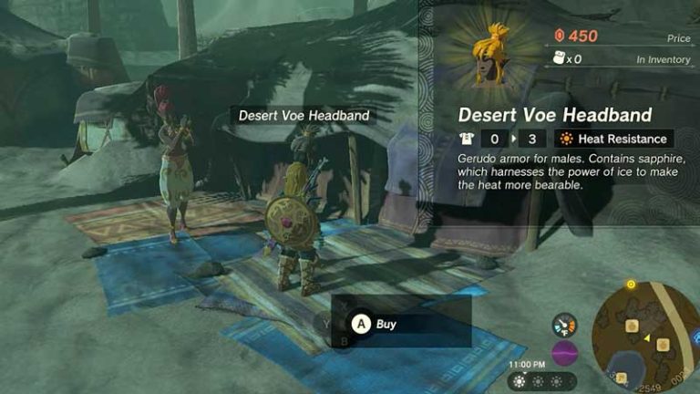 Zelda Tears Of The Kingdom Desert Voe Armor Set Location