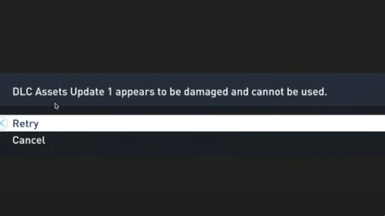 FIFA 23 DLC Assets Update 1 Are Damaged Error Fix