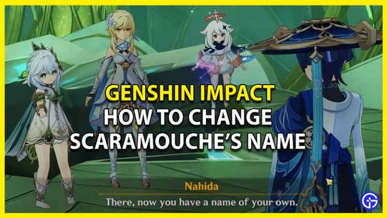Genshin Impact: How To Change Your Scaramouche's Name