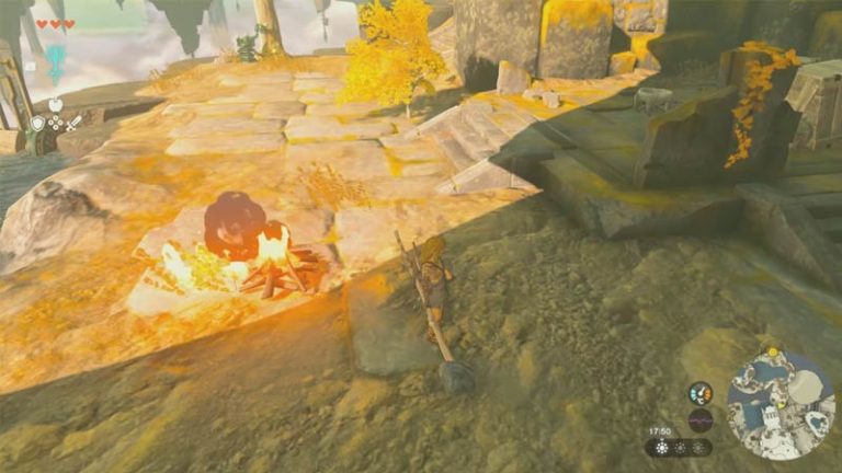 How To Set Up Fire / Campfire In Zelda: Tears Of The Kingdom