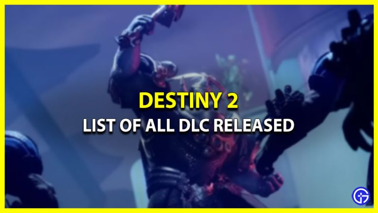 Destiny 2 DLC Full List: Every Expansion Released Till Date