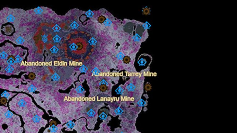 Tears Of The Kingdom Depths Lightroot Locations (Map Coordinates)