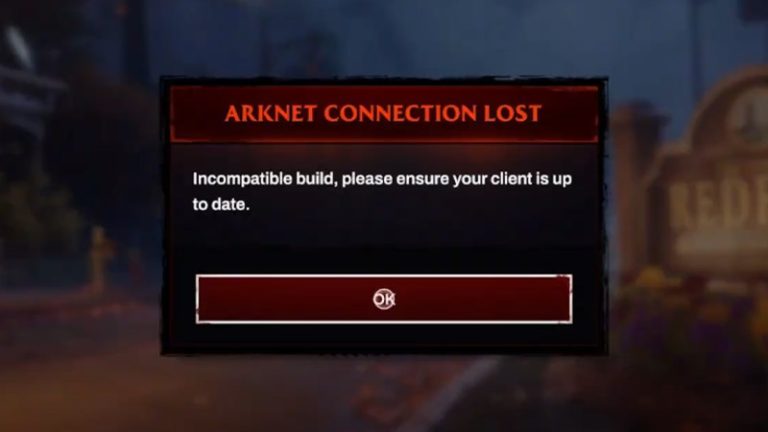Fix For Redfall Incompatible Build Error (Arknet Connection Lost)