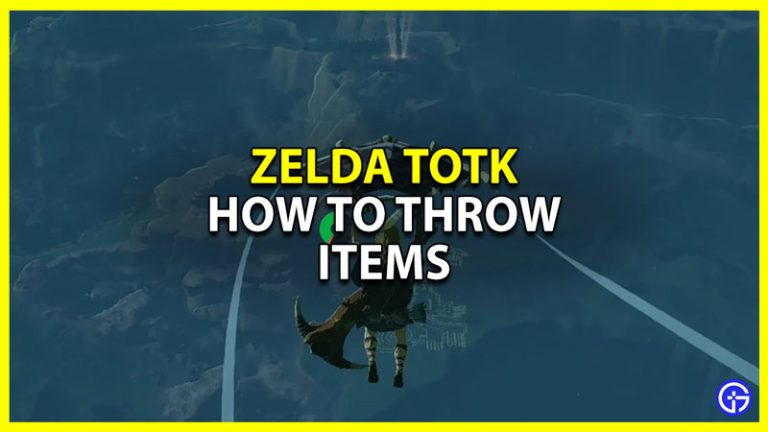 Zelda TOTK: How To Throw Items & Weapons