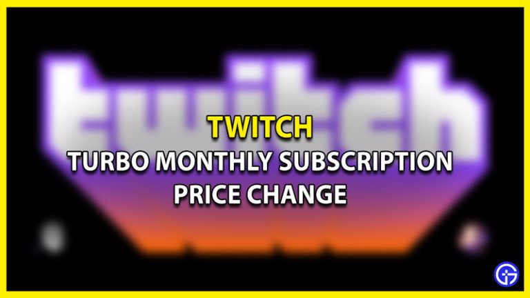Twitch Turbo Price Change - Monthly Subscriptions Get Expensive