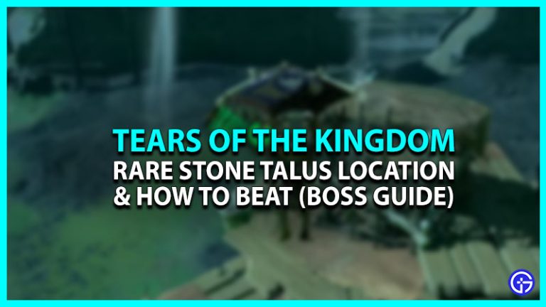 Zelda Totk Rare Stone Talus Location And How To Beat Guide