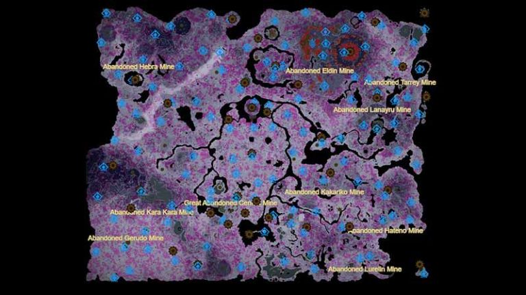 Tears Of The Kingdom Depths Lightroot Locations (Map Coordinates)