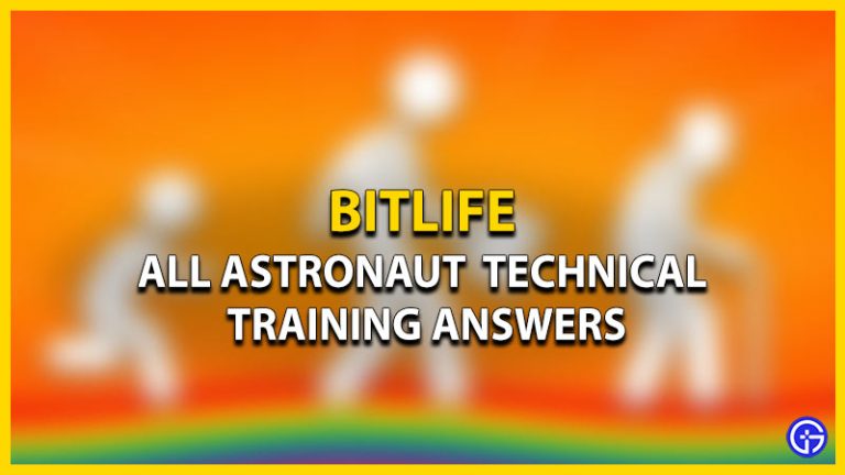Bitlife: All Technical Training Answers (Guide To Become Astronaut)