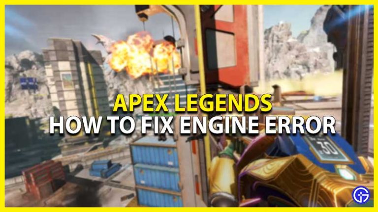 How To Fix Apex Legends Engine Error - Gamer Tweak