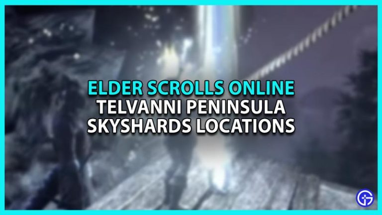 Telvanni Peninsula Skyshards Locations In ESO Necrom