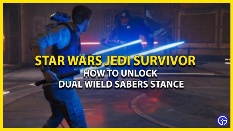 How To Get The Dual Wield Stance in Star Wars Jedi Survivor