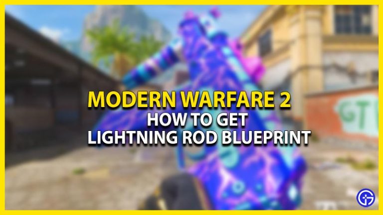 How To Unlock The Lightning Rod Blueprint In MW2