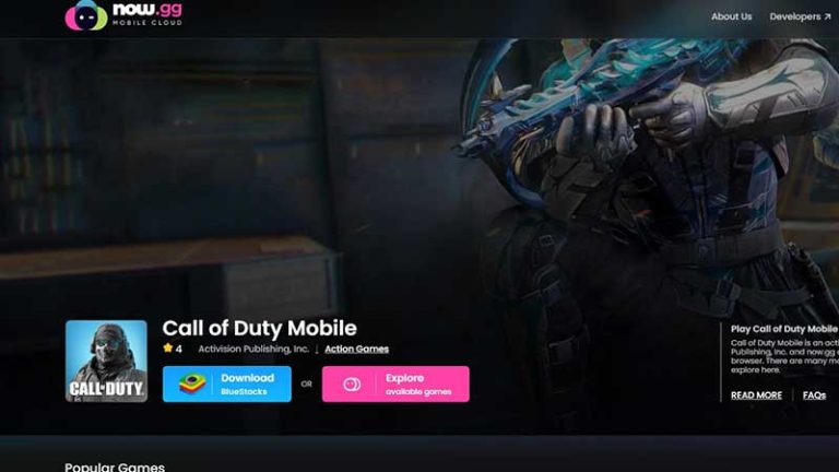 Now.gg Call Of Duty: How To Play COD Mobile On Browser