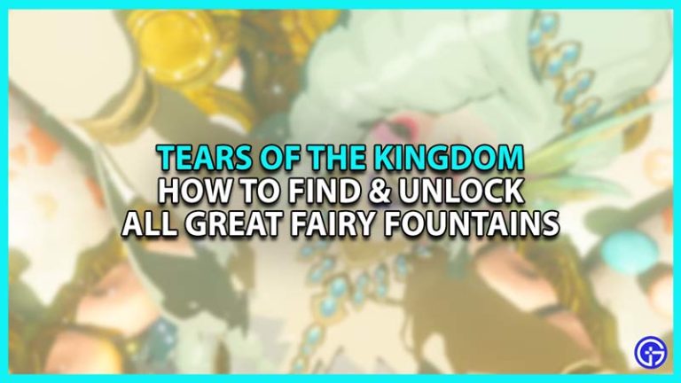 All Great Fairy Fountain Locations In TOTK
