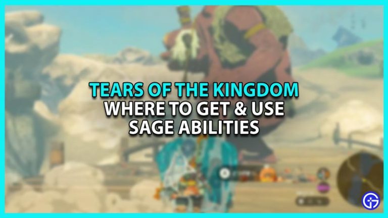 Zelda TOTK Sage Abilities Guide - Gamer Tweak