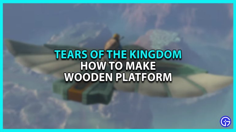 How To Build Wooden Platform In Zelda TOTK - Gamer Tweak