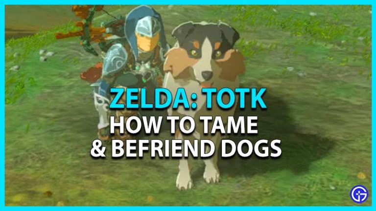How To Tame, Pet & Befriend Dogs In Zelda Tears Of The Kingdom