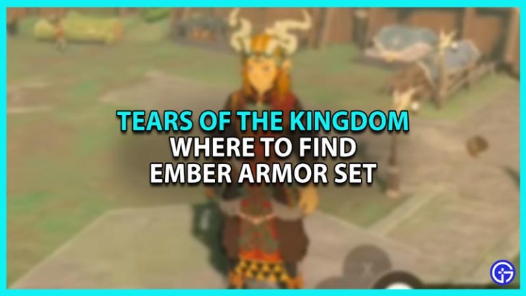 Ember Armor Set Locations In Zelda TOTK - Gamer Tweak