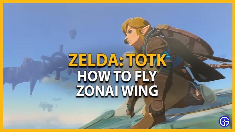 How To Fly Wing In Zelda Tears Of The Kingdom - Gamer Tweak