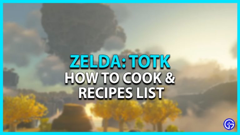 Zelda TOTK Cooking Recipes List - Gamer Tweak