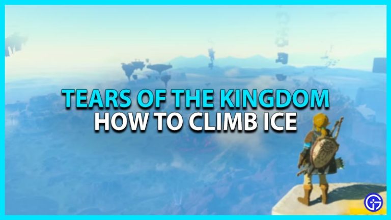 How To Climb Slippery Ice In Zelda Tears Of The Kingdom (TOTK)