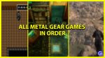All Metal Gear Games In Order: Chronological & Release Date